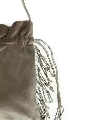 Malìparmi Beaded Fringe Cross Body Bag