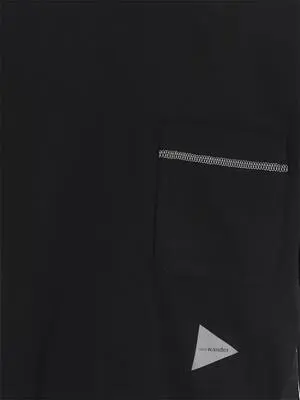 AND WANDER Short-sleeved Pocket T-shirt