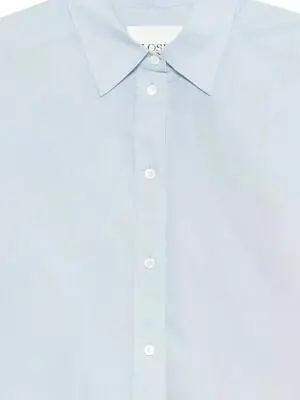 Closed Button-up Shirt - Blue