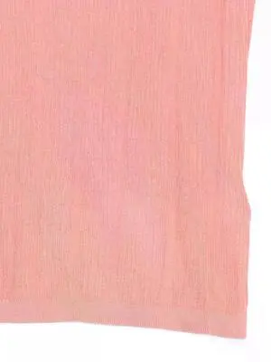 JOSEPH Calife Crinkle Rib Knit Tank Top - Pink