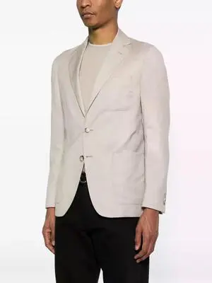 Canali Single-breasted Blazer - Neutrals