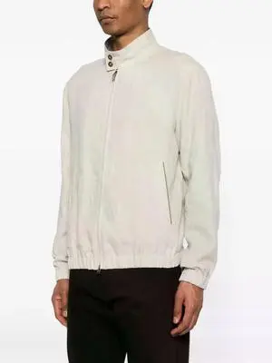 Canali Zip-up Jacket - Neutrals