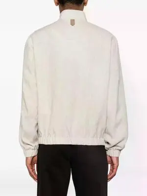 Canali Zip-up Jacket - Neutrals