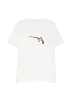TRAMAROSSA Gun-graphic T-shirt - Neutrals