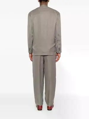 Giorgio Armani Double-breasted Herringbone Suit