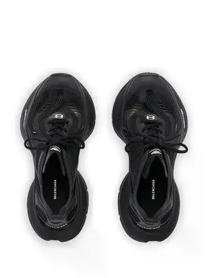 Balenciaga Circuit Platform Lace-up Sneakers - Black