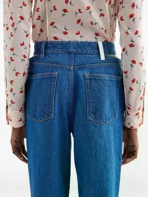 JIL SANDER Cut-out Straight Leg Jeans