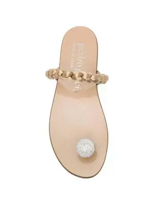 PEDRO GARCIA Pipa Braided-strap Flat Sandals