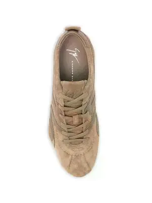 GIUSEPPE ZANOTTI Suede Panelled Sneakers