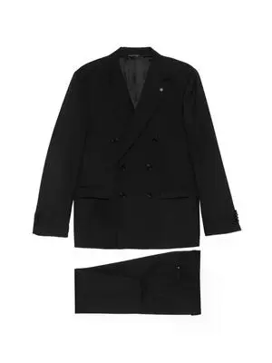 MANUEL RITZ Double-breasted Suit - Black