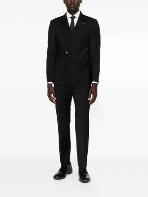 MANUEL RITZ Double-breasted Suit - Black