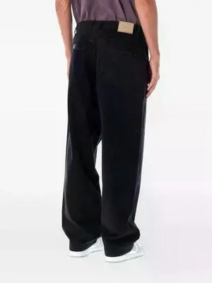 POP TRADING COMPANY Logo-embroidered Jeans