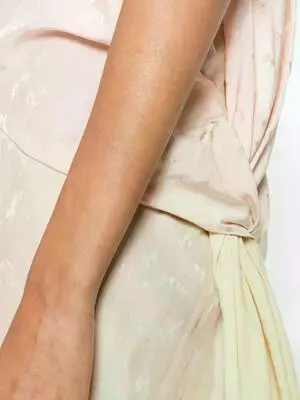 Victoria Beckham Posy Cowl-neck Maxi Dress