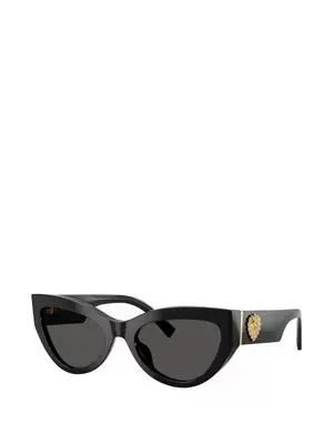 Dolce & Gabbana Devotion Cat-eye Sunglasses - Black
