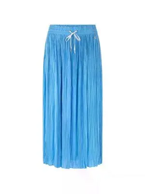 MARCCAIN Rethink Together Pleated Midi Skirt - Blue