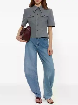 WILLY CHAVARRIA Chavela Button-up Shirt - Grey