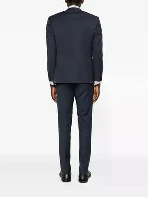 Canali Notched Lapel Two-piece Suit - Blue