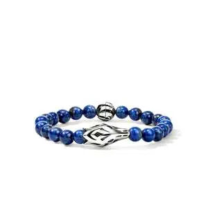 John Hardy Naga Beaded Bracelet With Lapis Lazuli - Sterling Silver