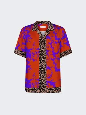 Dries Van Noten Carltone Shirt Vermillion - Multi