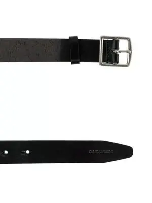 Dsquared2 Twin Buckled Leather Belt