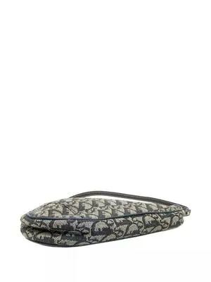 Dior 2001 Diorissimo Canvas Saddle Pochette - Blue