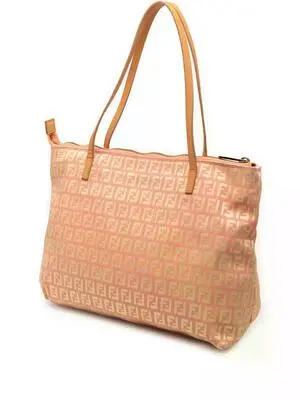 Fendi Small Zucchino Canvas Tote Bag