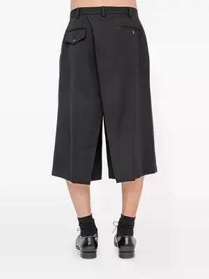 SETCHU Pleated Cropped Trousers