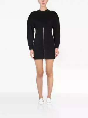 Alexander McQueen Cocoon Zip Mini Dress