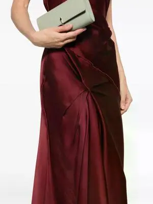 Victoria Beckham Draped Midi Dress - Red