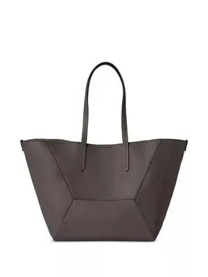 Brunello Cucinelli Leather Tote Bag - Brown