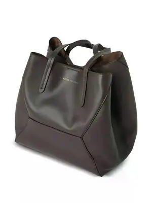 Brunello Cucinelli Leather Tote Bag - Brown