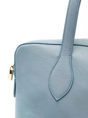 JOSEPH Top Handle Leather Shoulder Bag - Blue