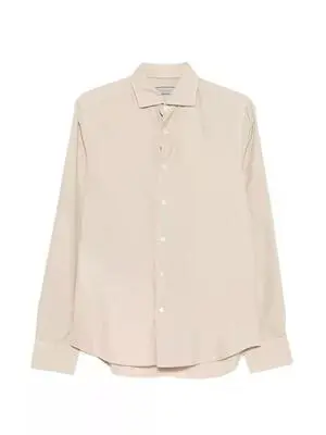 Canali Buttoned Shirt - Neutrals