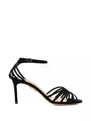 AQUAZZURA Strappy Heeled Sandals - Black