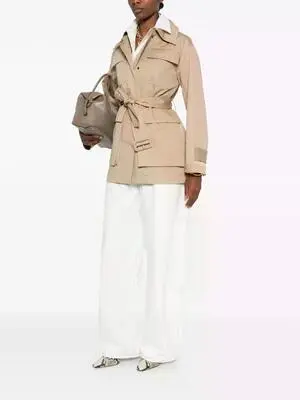 JOSEPH Shama Belted Coat - Neutrals
