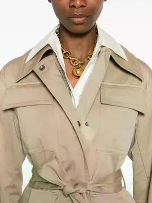 JOSEPH Shama Belted Coat - Neutrals