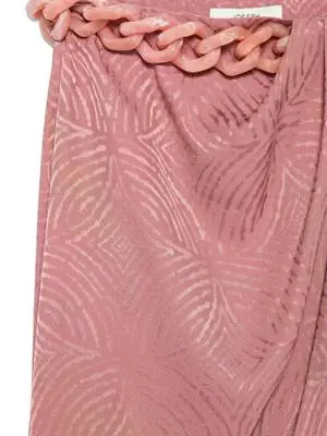 JOSEPH Jacquard Chain Midi Skirt - Pink