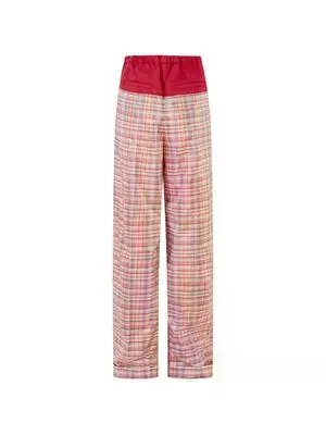 Rosie Assoulin Plaid-pattern Trousers