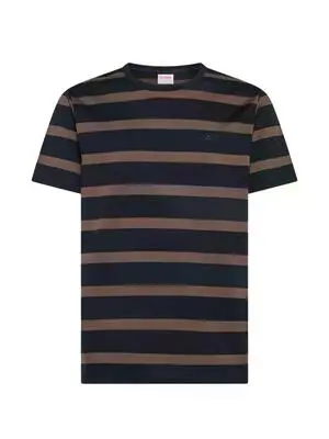 SUN 68 Striped T-shirt - Blue