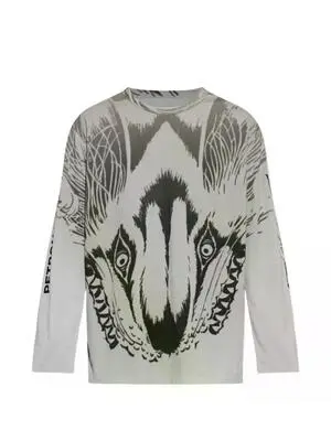 Y3 X Mercedes Wolf-print T-shirt