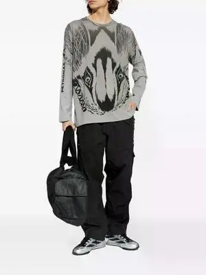 Y3 X Mercedes Wolf-print T-shirt