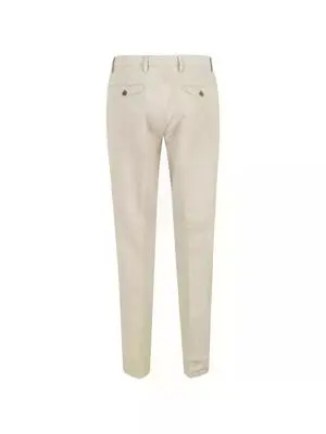 BRIGLIA 1949 Pleated Button Trousers - Neutrals