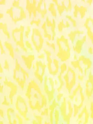 Versace 1990s Animal-print Scarf - Yellow