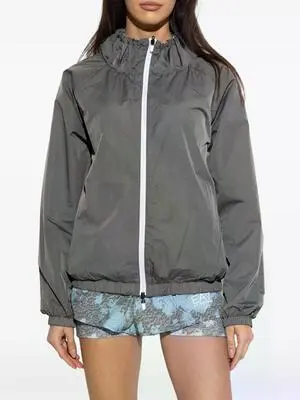 EA7 Patterned Hooded Jacket