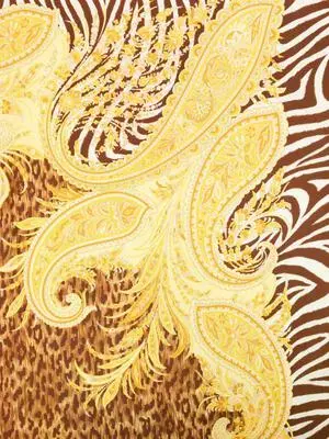 Versace 1990s Animal Scarf