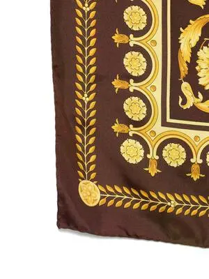 Versace 1990s Floral-print Scarf