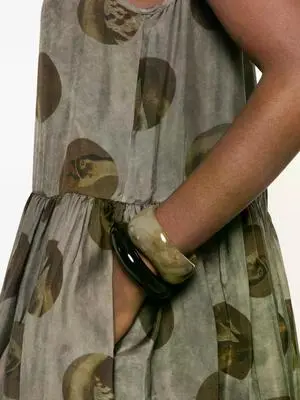 UMA WANG Crew-neck Midi Dress