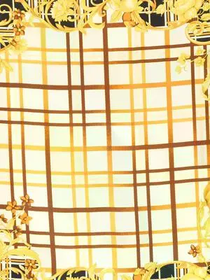 Versace 1990s Silk Scarf - Yellow
