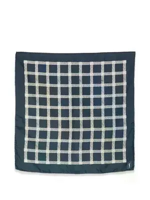 SAINT LAURENT 1990s Printed Scarf