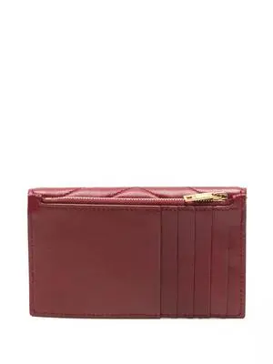 Saint Laurent Cassandre Wallet - Red